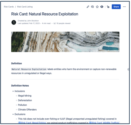 Help Prevent Natural Resource Exploitation by Understanding Risks and ...